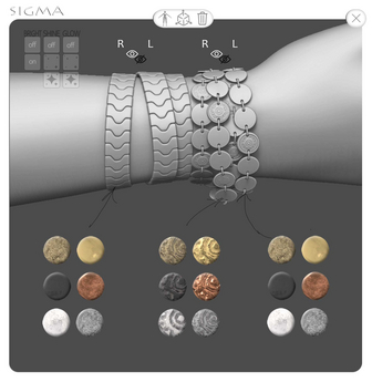 Second Life Marketplace - SIGMA Chain bracelet