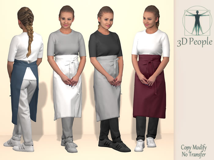 Second Life Marketplace - People Cafe Waitress