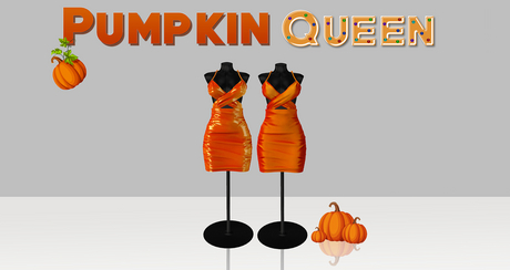Second Life Marketplace - [CC] The Queen's Nightlife Dress [PUMPKIN ...