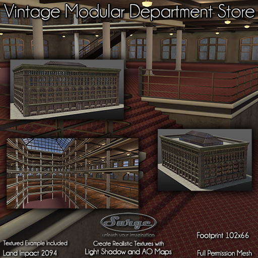 Second Life Marketplace - Vintage Modular Department Store