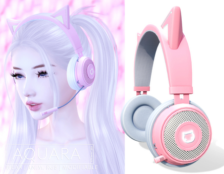 Second Life Marketplace - A ~ RGB Kitten Headset