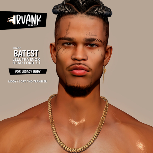 Second Life Marketplace - Irvank -Batest Shape Lelutka Head Evo X Ford