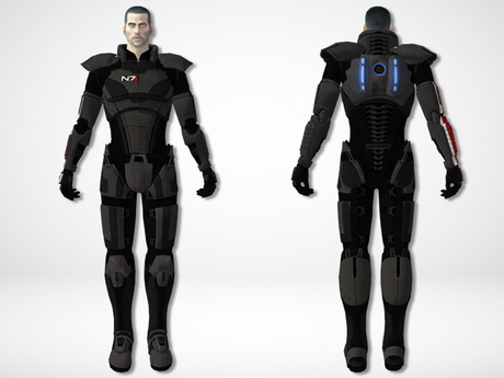 Second Life Marketplace - .:CQ:. ME Shepard N7 Armor Bento Avatar