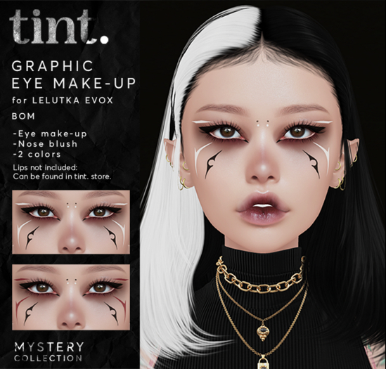 Second Life Marketplace - [tint.] Graphic Eye Make-Up (Mystery ...