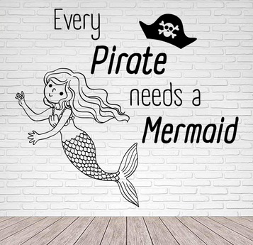 Second Life Marketplace - :: MG :: Every Pirate Needs a Mermaid - Wall ...