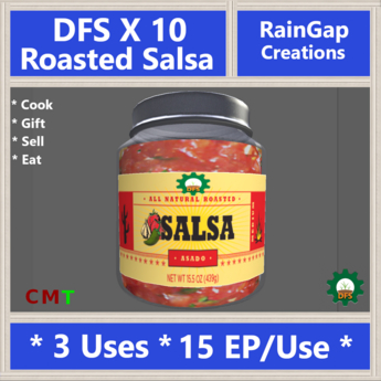 Second Life Marketplace - DFS ROASTED SALSA X 10 ACTUAL ITEM