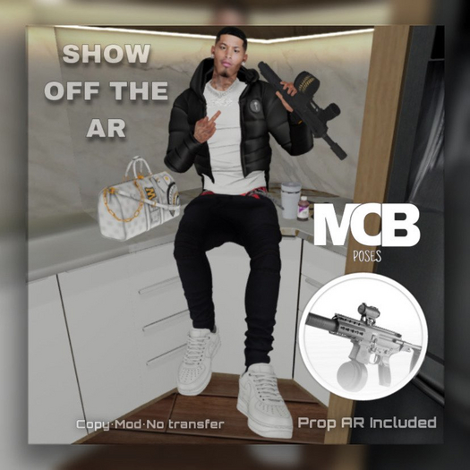 Second Life Marketplace - M.O.B - Show Off The AR Pose Pack