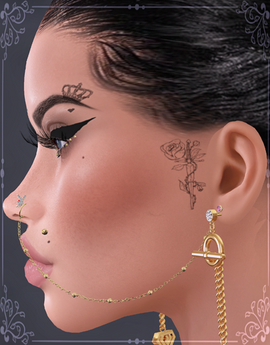 Second Life Marketplace - {FJ} - Pinky Promise Face Tattoo (EVO X)