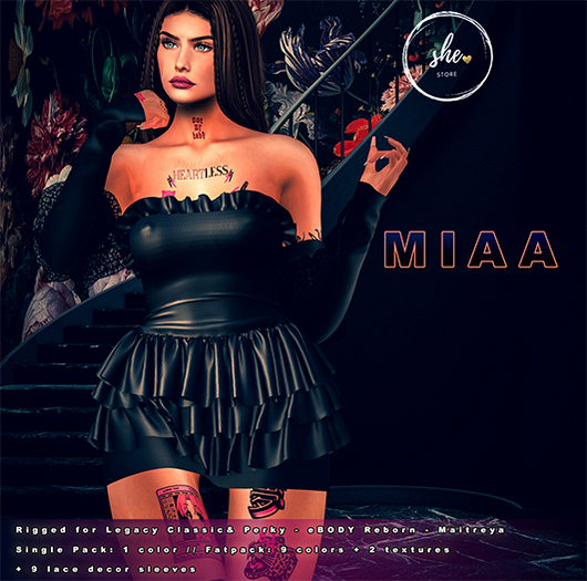 Second Life Marketplace - She. Miaa outfit (love texture)