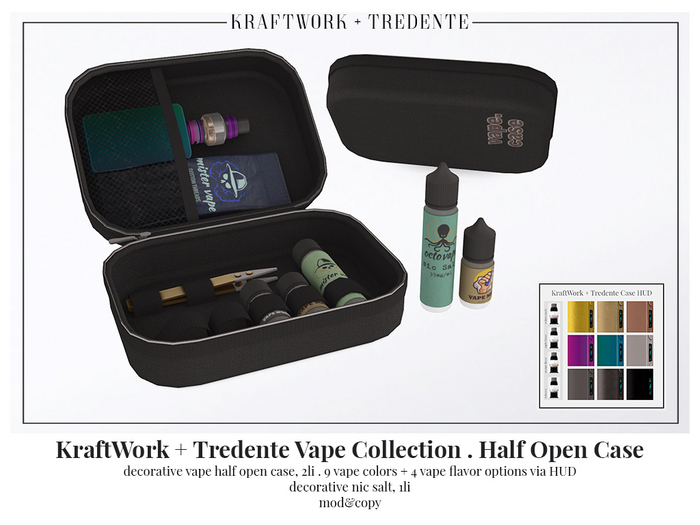 Second Life Marketplace - KraftWork + Tredente Vape Collection . Half ...