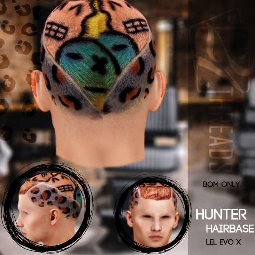 Second Life Marketplace - [21] Hunter Hairbase Orange Lel Evo X