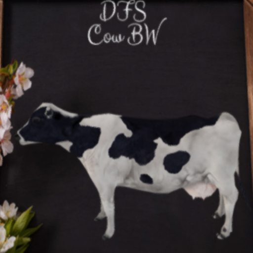 Second Life Marketplace - DFS Cow BW