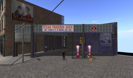 Second Life Marketplace - The triangle gas station ver 27