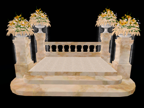 Second Life Marketplace - MC Garden Podium Special Occasion - PEACH