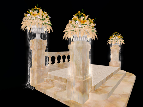 Second Life Marketplace - MC Garden Podium Special Occasion - PEACH