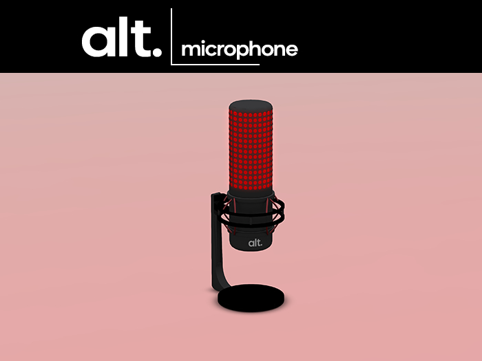 Second Life Marketplace - alt. - QC1 Desktop Microphone