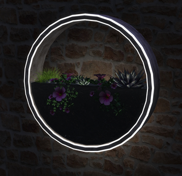Second Life Marketplace - wall decoration round with catus