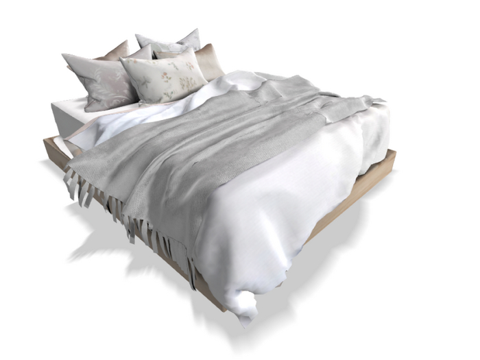 Second Life Marketplace - ionic : Design Bed (White)