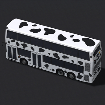 Second Life Marketplace - AL5 Cow Print Livery - GEMC Alasdair