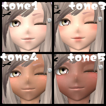 Second Life Marketplace - M4 RIKUGOU simple skin ( Appllier &head BoM)