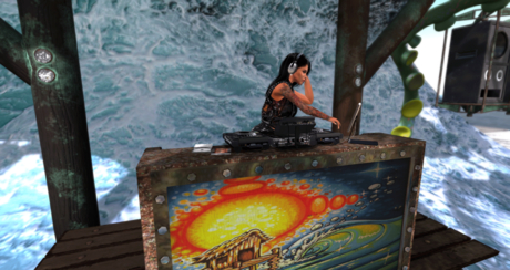 Second Life Marketplace - STEELHEAD TSUNAMI STAGE DJ BOOTH