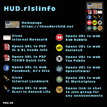 Second Life Marketplace - HUD INFO Business & Artist information (SL ...