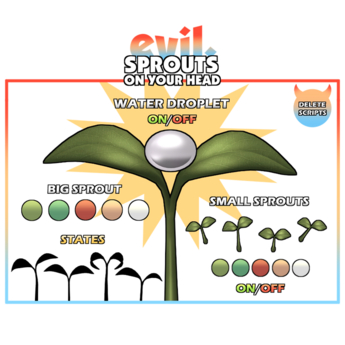 Second Life Marketplace - evil. Sprouts On Your Head