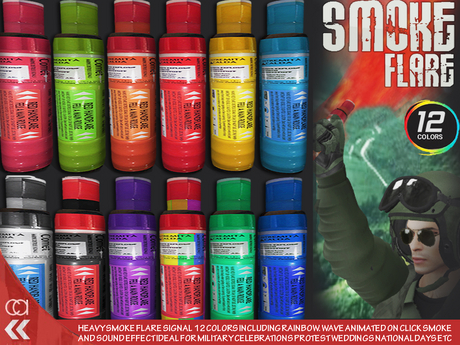 Second Life Marketplace - [CA] THE HAND SMOKE FLARES