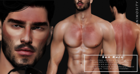 Second Life Marketplace - Animosity - Facial Sun Burn EvoX