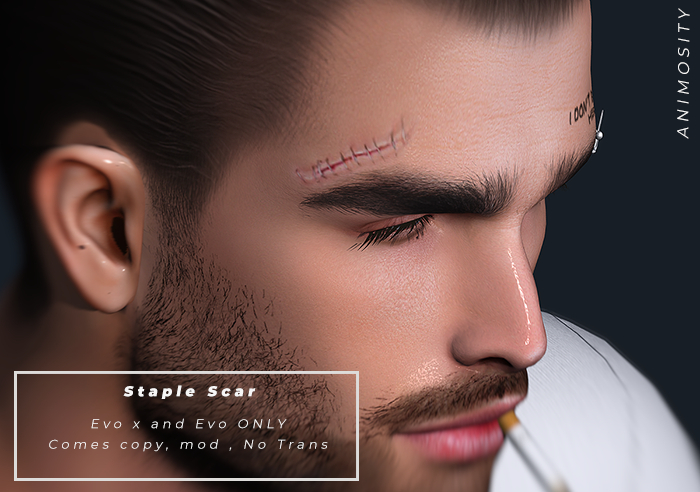 Second Life Marketplace - Animosity - Staple Scar (Evo X Only)