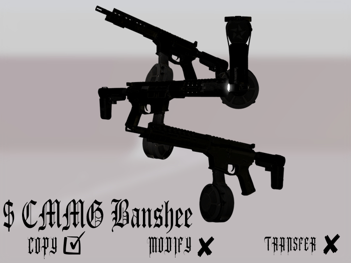 Second Life Marketplace - E $ CMMG Banshee ARP9