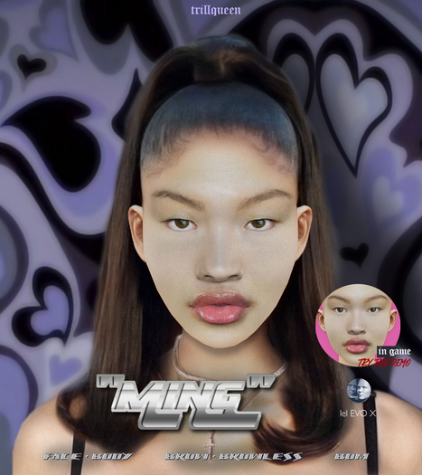 Second Life Marketplace - TRILLQUEEN x MING SKIN $ EVO X