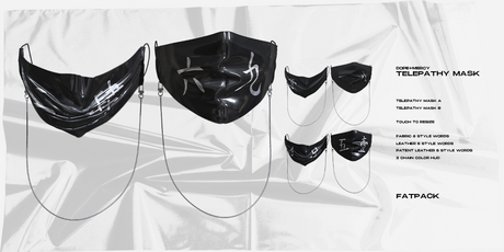 Second Life Marketplace - [Dope+Mercy]Telepathy Mask_Fatpack (ADD)