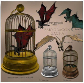 Second Life Marketplace - BABY DRAGON (RED)