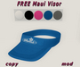 Second Life Marketplace - Lei's *FREE* Maui Visor *Texture Change*