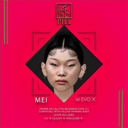 Second Life Marketplace - Piel - Mei LeLutka Evo-X BOM - Cloudy