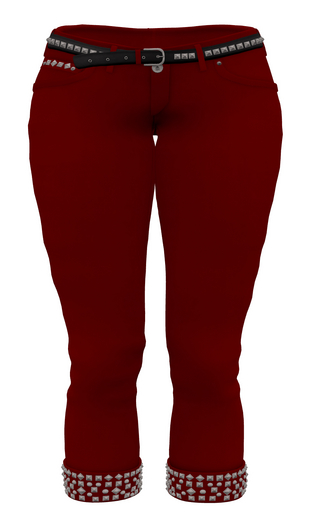 Second Life Marketplace - The Annex - Kennedy Capris - Red