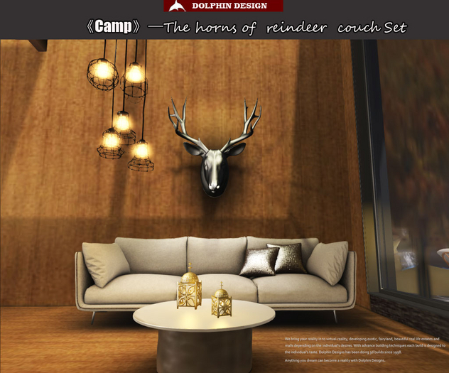 Second Life Marketplace - [Dolphin Design] CAMP_The horns of reindeer ...