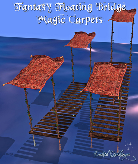 Second Life Marketplace - Fairytale Floating Bridge Magic Carpet ...