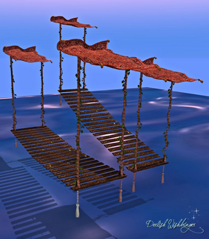 Second Life Marketplace - Fairytale Floating Bridge Magic Carpet ...