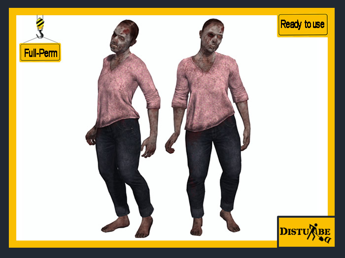 Second Life Marketplace - ::DisturbeD:: Meredith the Fleshy Zombie ...