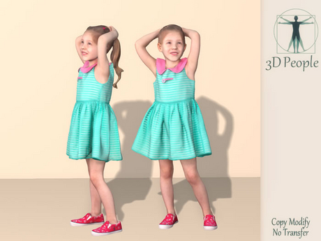 Second Life Marketplace - 3D People - Kids - Little Girl 4 (1 LI)