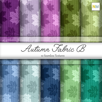Second Life Marketplace - Autumn Fabric Set B 10 Seamless Wool Textures NM