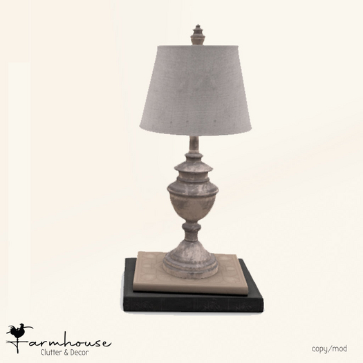 Second Life Marketplace - FARMHOUSE Turned Iron Lamp - TEXTURE CHG ...