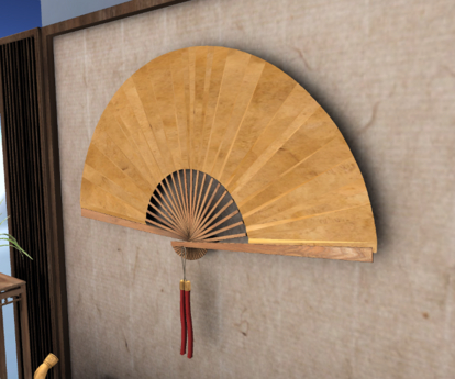 Second Life Marketplace - Asian Room Partition Wall with Decor