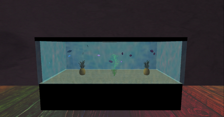 Second Life Marketplace - animated fish tank with light