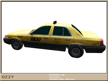 Second Life Marketplace - *$OZZY$* Car - Taxi