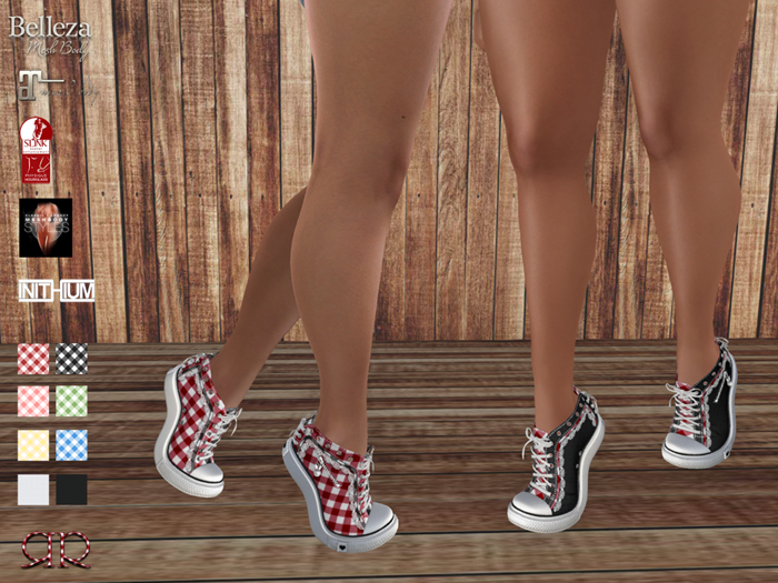 Second Life Marketplace - ..::RR::.. Sneakers High Elfie Set1