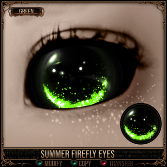 Second Life Marketplace - *C:K* Summer Firefly Eyes - Green