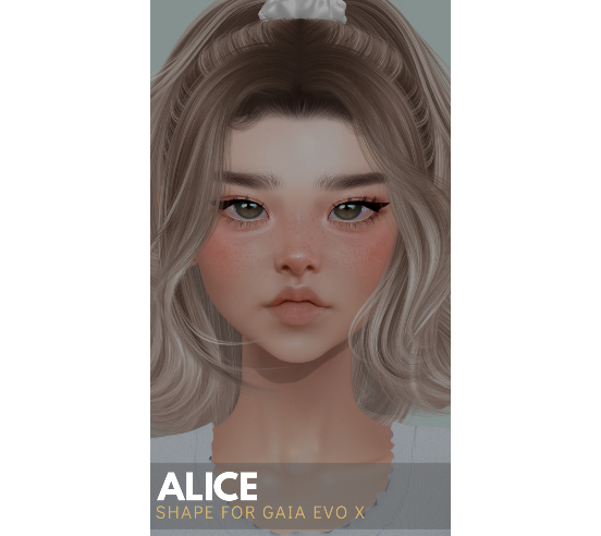 Second Life Marketplace - CYOT - Alice Shape [Lelutka Gaia Evo X]